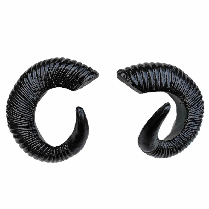 Головной Убор из Рога Овцы, Имитирующий Хэллоуин-Черный-№ 1