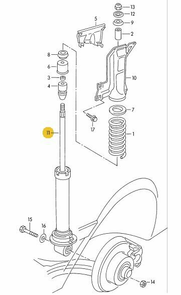 27-811-F Boge Амортизатор задний для Audi 80/90 B4 1991-1995