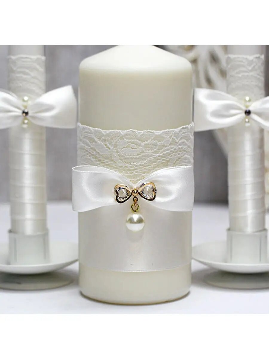 Семейный очаг на свадьбу свечи свадебные для молодоженов домашний очаг, набор 3 свечи