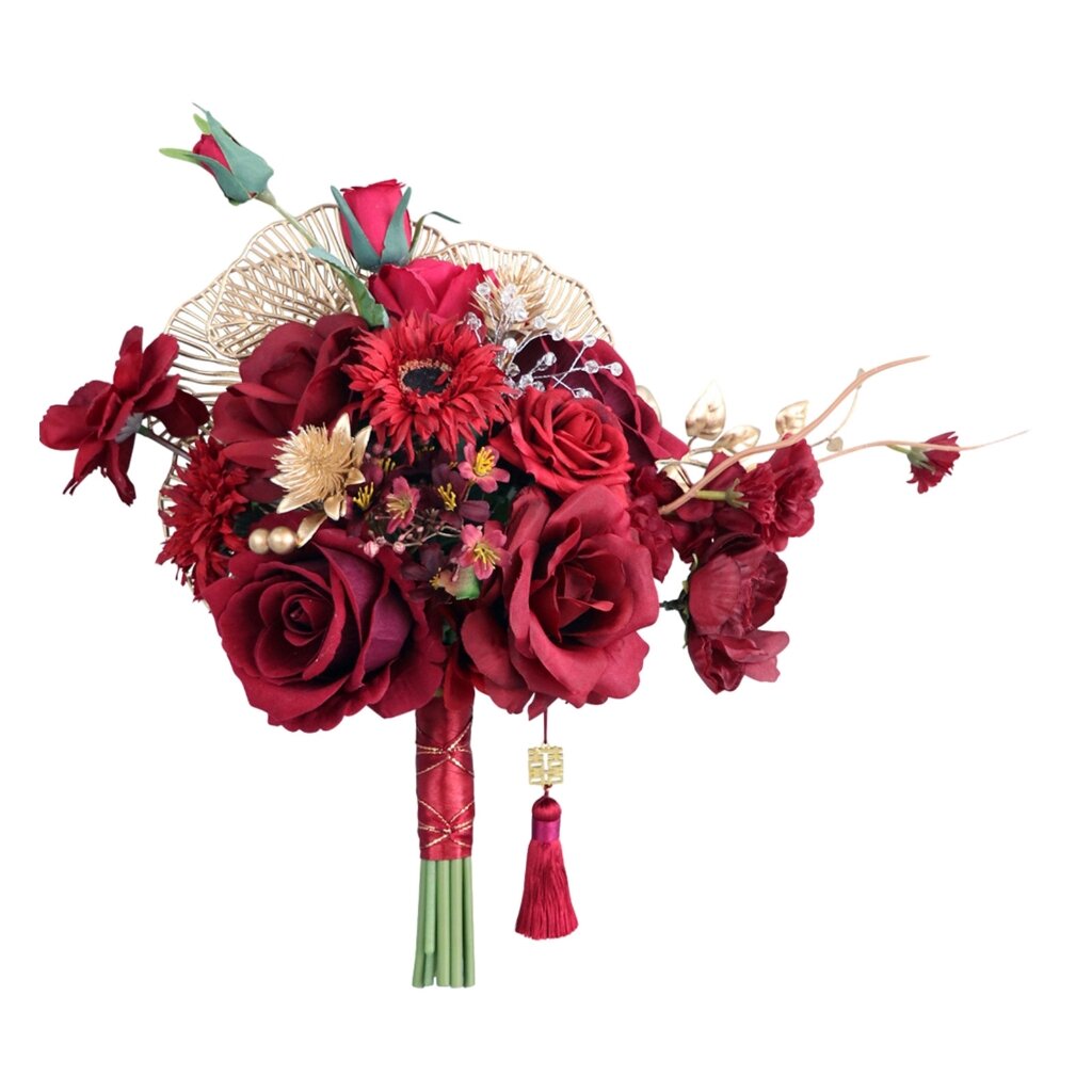 1 букет на китайскую свадьбу 2024 года букет невесты из рук в руки-hand bouquet