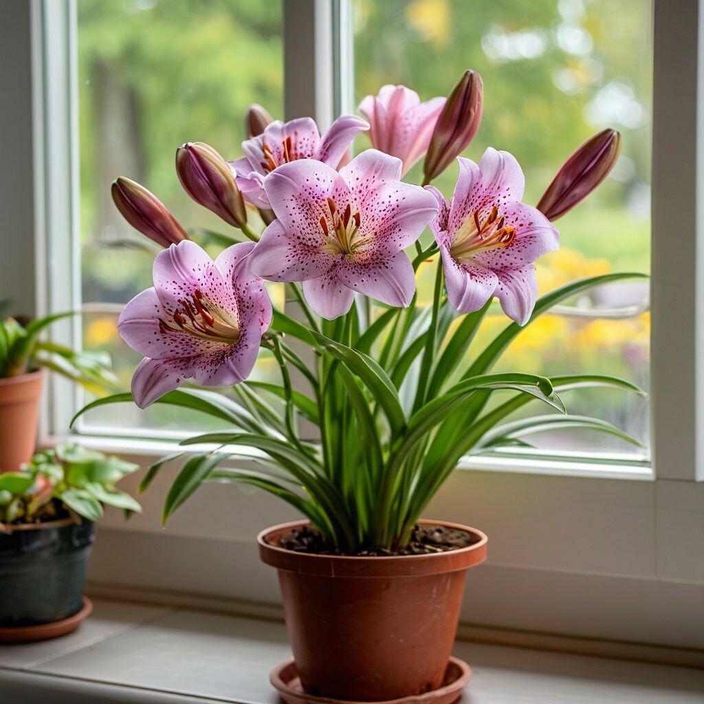 Лилия горшечная, семена для комнатного выращивания