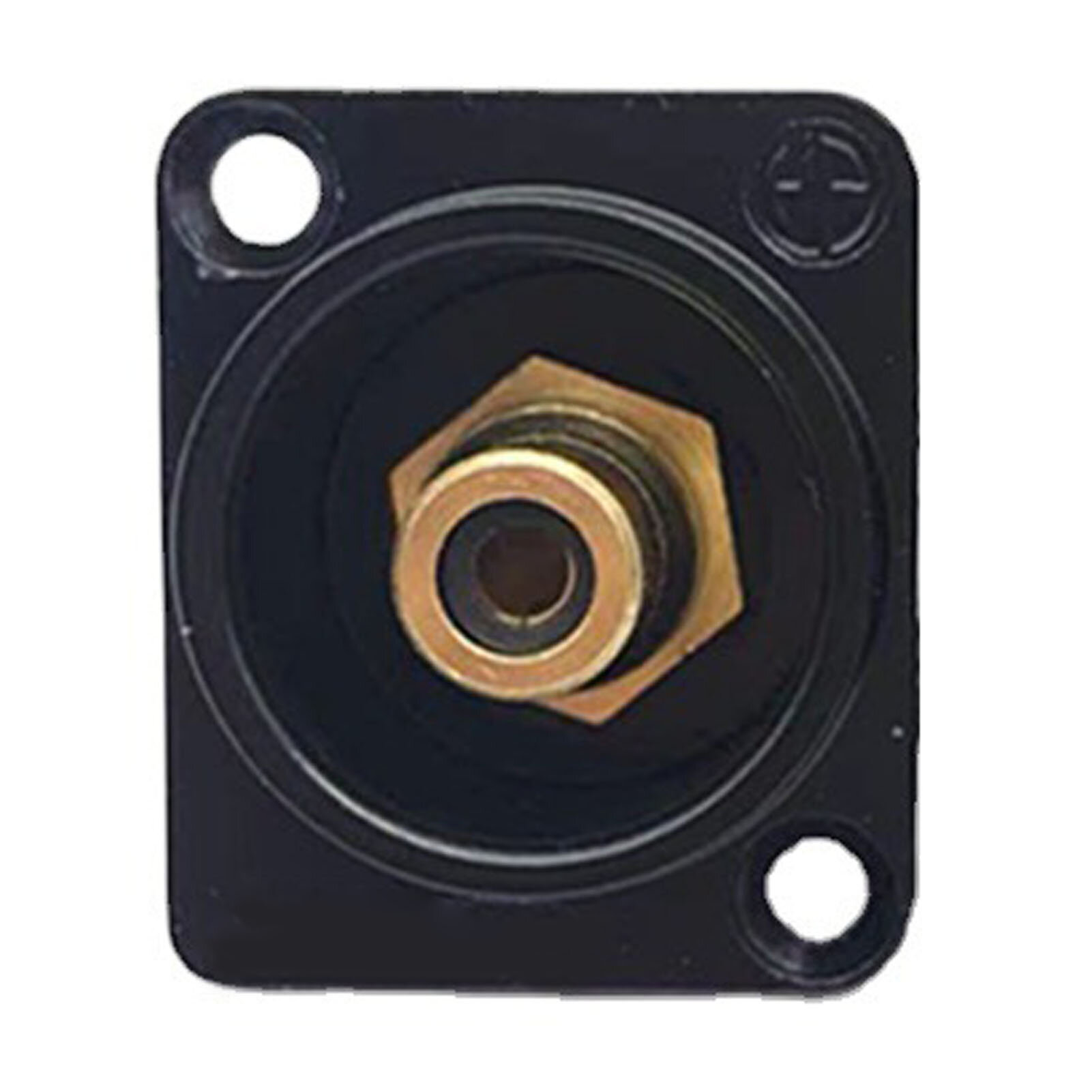 Разъем RCA-гнездо для монтажа на панель, припаянный для ТВ-аудио-игровой приставки с черным сердечником AV-терминала