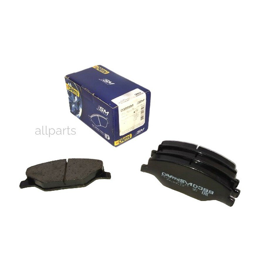 DAFMI D399SM Колодка торм. передн. DAfmi "Semi Metallic" D399SM SKODA RAPID VW Polo(Калуга) 6RU698151