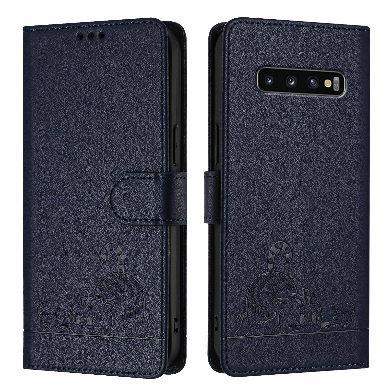 Подходит для Samsung Galaxy S10(Самсунг Галакси С10) Магнитные пряжки, кронштейны, сейсмостойкие, новинки, подарки