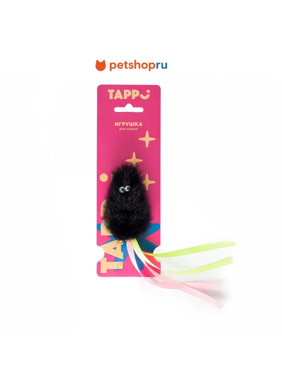 Tappi Игрушка для кошек "Мышка из натурального меха норки", 14 гр