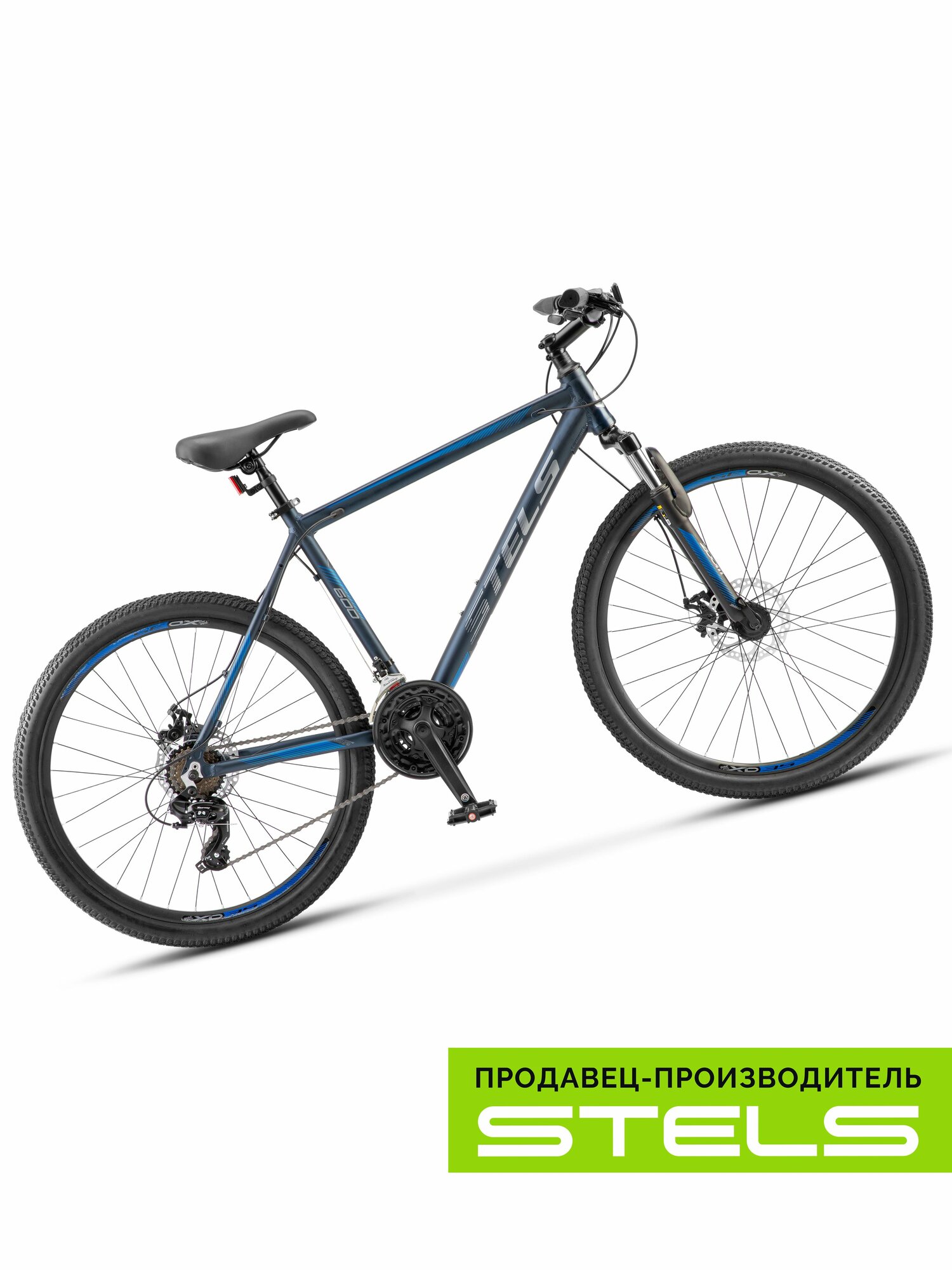 Взрослый велосипед Навигатор-600 колёса 26MD рама 19" Матовый темно-серый