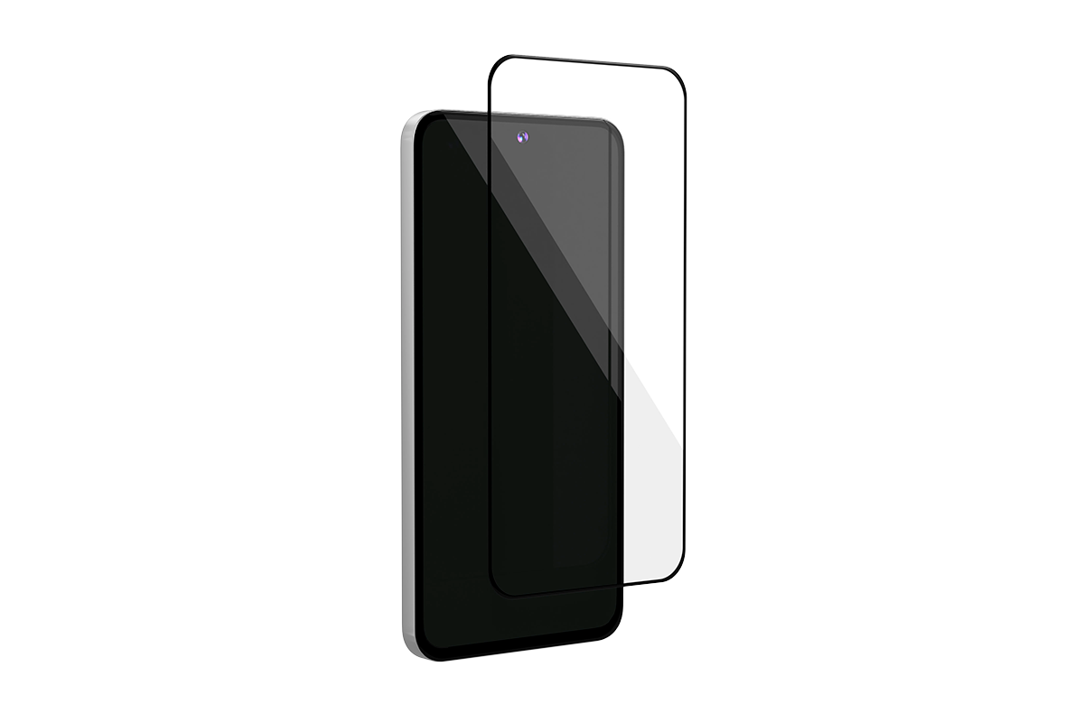 Защитное стекло 2.5D VLP Premium Shield для Samsung Galaxy A36/56/S24 FE/S25 FE с черной рамкой