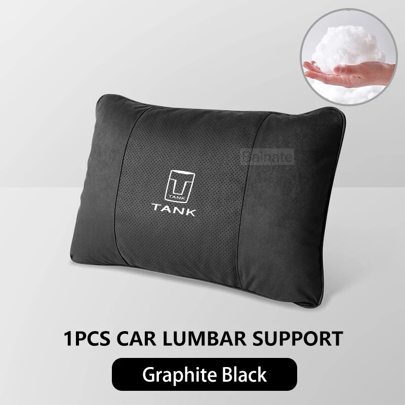 Автомобильная подушка для шеи, подголовник, защита поясничного отдела позвоночника для WEY TANK 300 TANK 400 TANK 500 700 2023 2024, аксессуары для салона автомобиля Waist BLACK