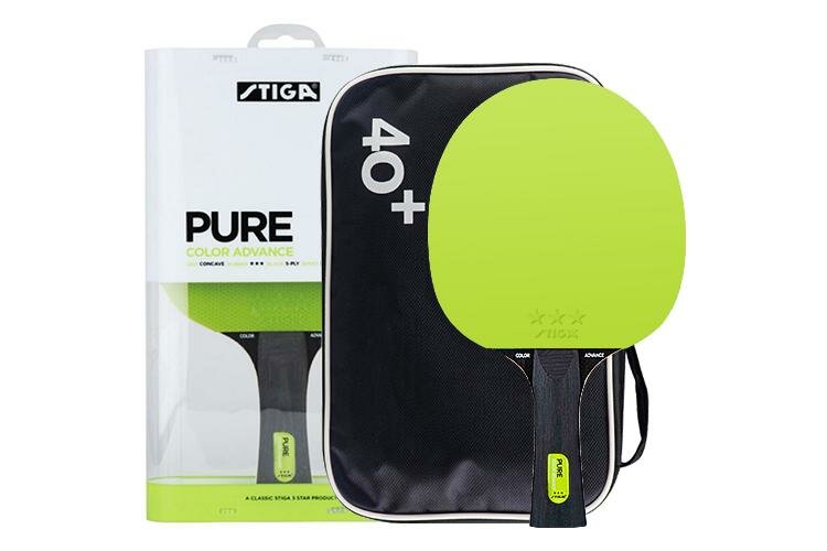 Ракетки для настольного тенниса унисекс Stiga Pure Wood грейпфрутово-зелёный
