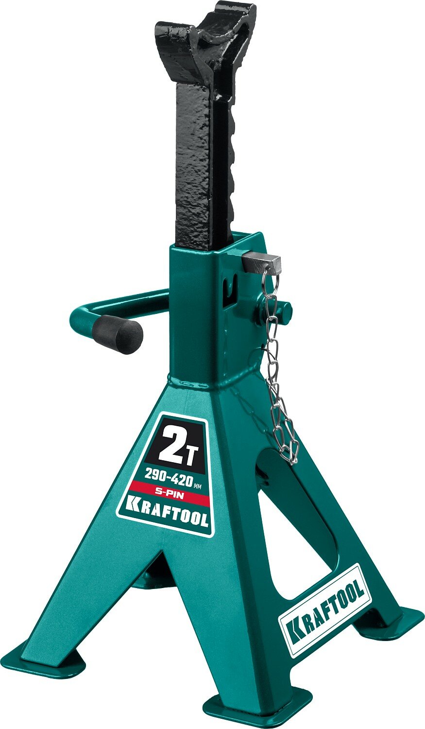 Подставка страховочная усиленная со штифтом KRAFTOOL S-PIN, 2 т, 290 - 420 мм (43465-2)