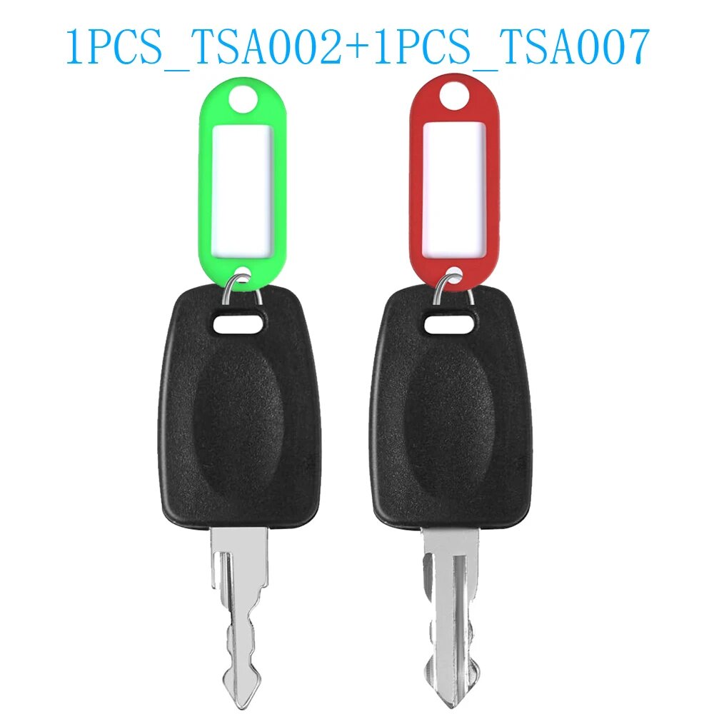 Металлический ключ для багажа TSA, Цвет: 1SET-TSA002 TSA007