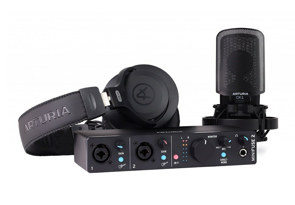 Arturia MiniFuse Recording Pack Black Студийный комплект
