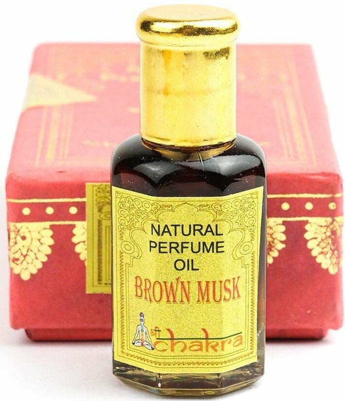 Масло эфирное Коричневый Мускус Чакра Парфюм Brown Musk Chakra Perfume, 10 мл.