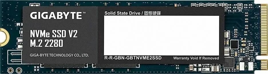Внутренний SSD-диск Gigabyte Твердотельный накопитель SSD 256GB G3NVMEV2256G M.2 2280 PCI-Express 3.0 x4, NVMe 1.4