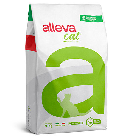 Сухой корм Аллева для Котят Курица Утка Алоэ вера Женьшень 10 кг