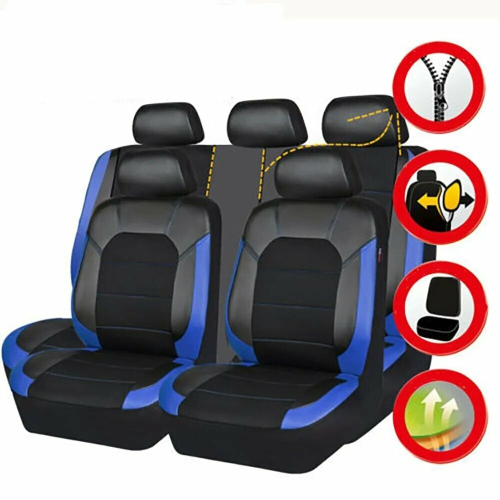 Автомобильный чехол на Салон полностью, Мех искусственный, Полиэстер