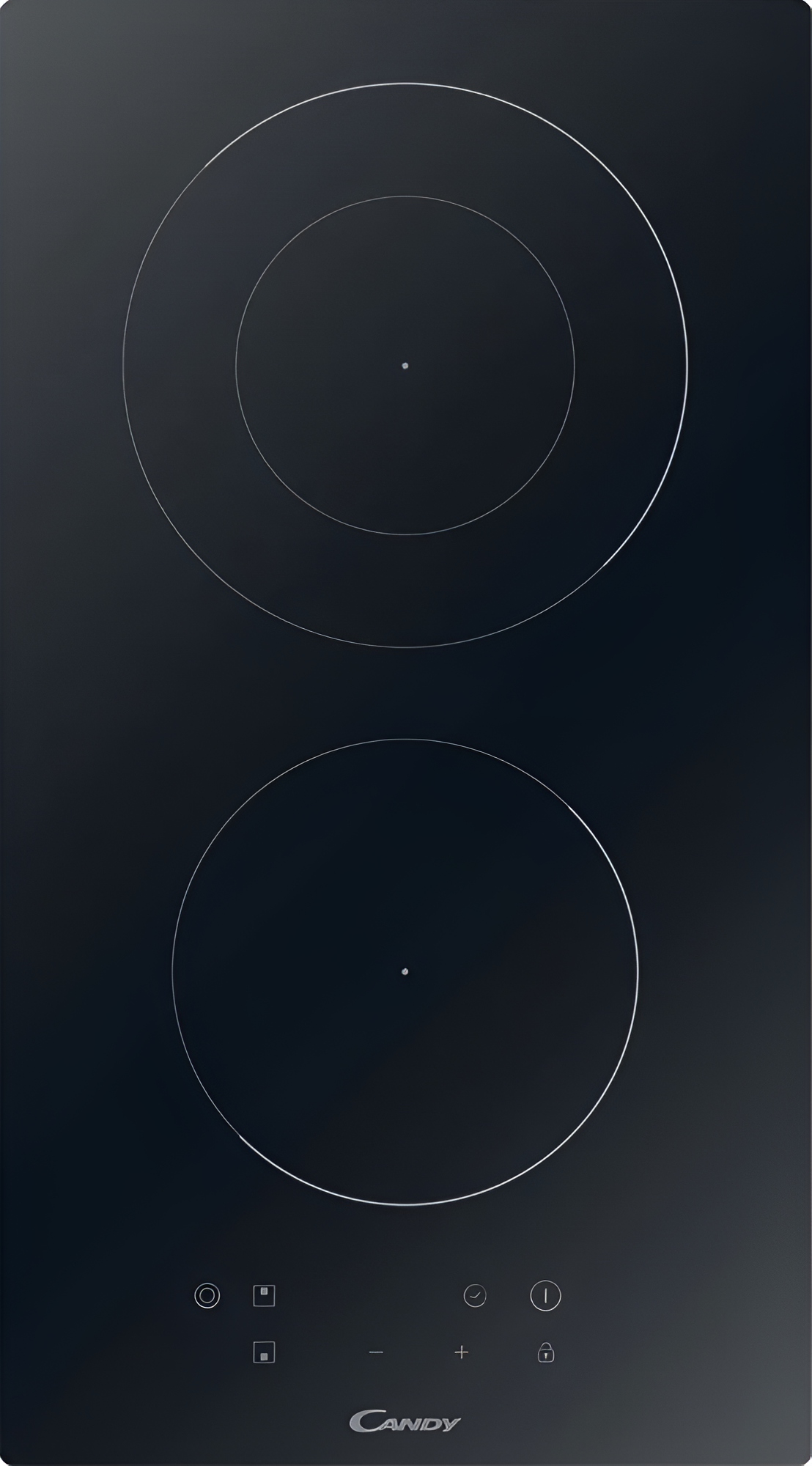 Варочная панель CANDY "Domino" CEHDD30TCT/1, чёрная, 2 конфорки