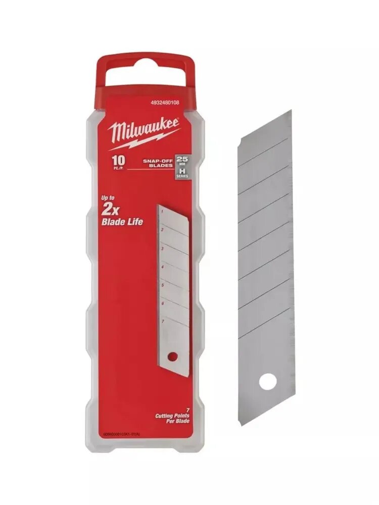 Сменные сегментированные лезвия Milwaukee 25мм 10 шт, 4932480108