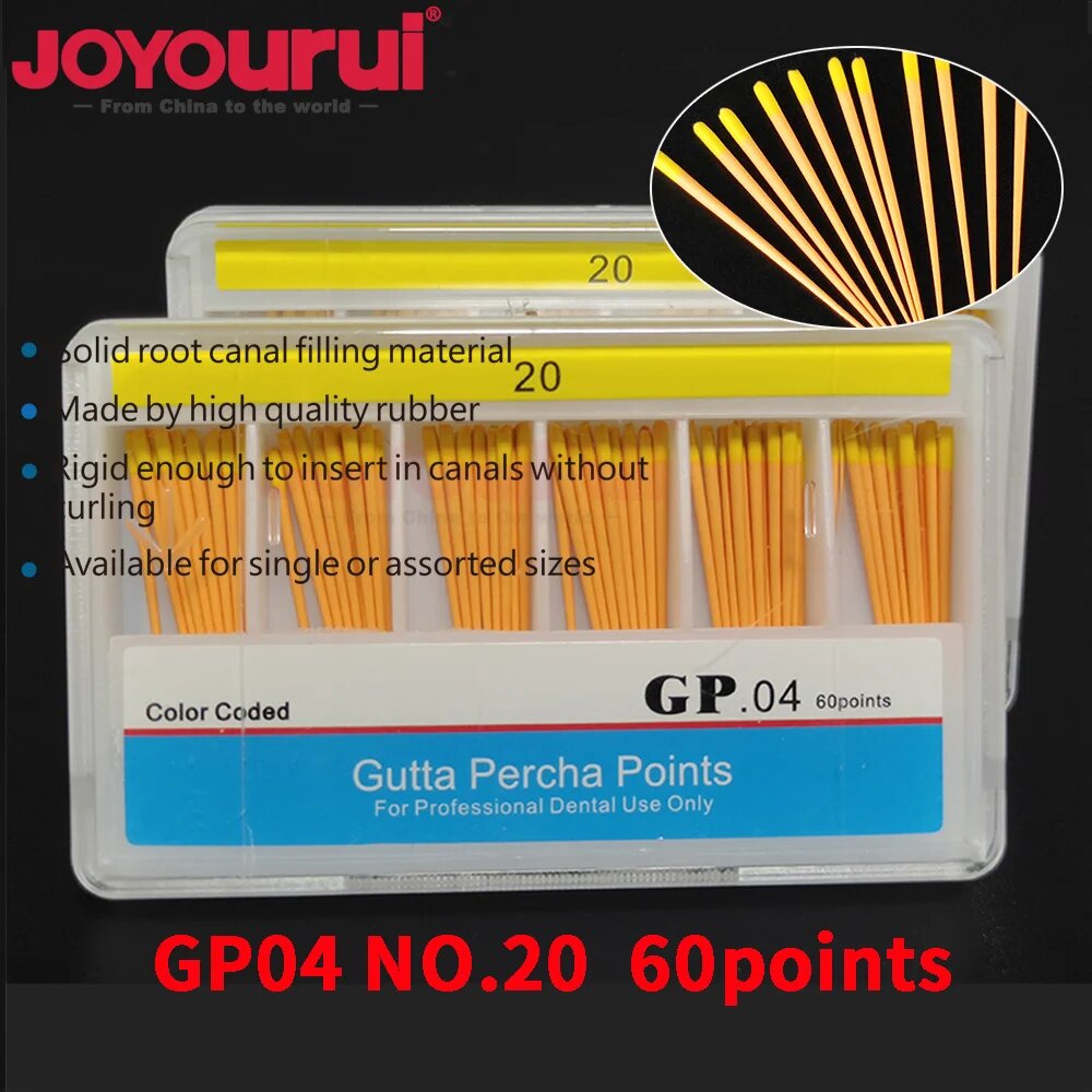 Одноразовые эндодонтические файлы JOYOURUI 35# GP04-NO.20