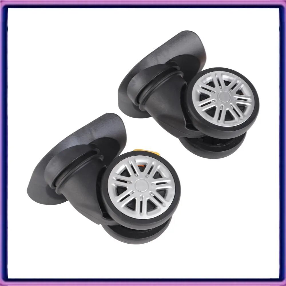 Колеса для чемоданов, универсальные двойные с бесшумным катанием, для путешествий на свежем воздухе