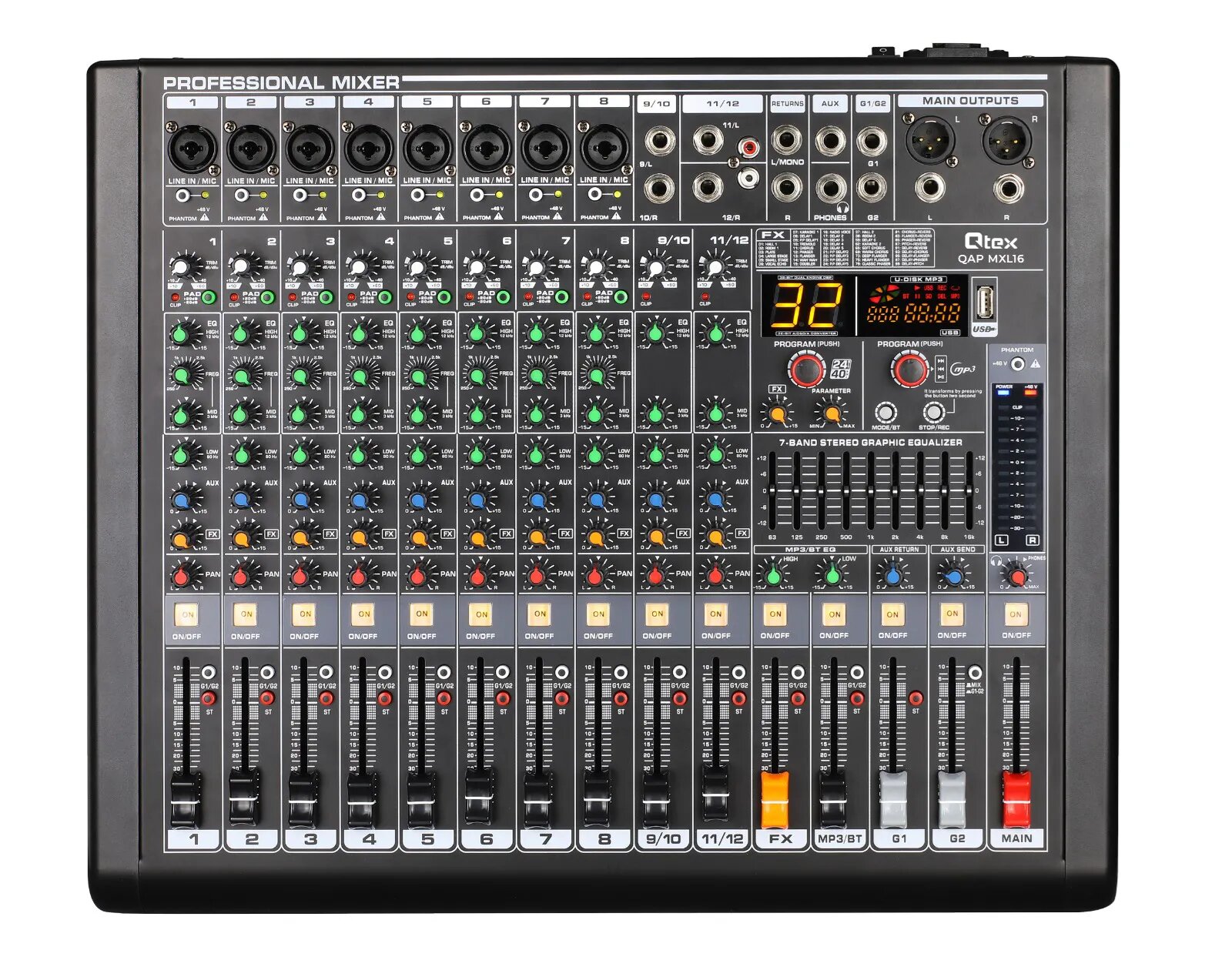 Микшерный пульт Qtex QAP MXL16