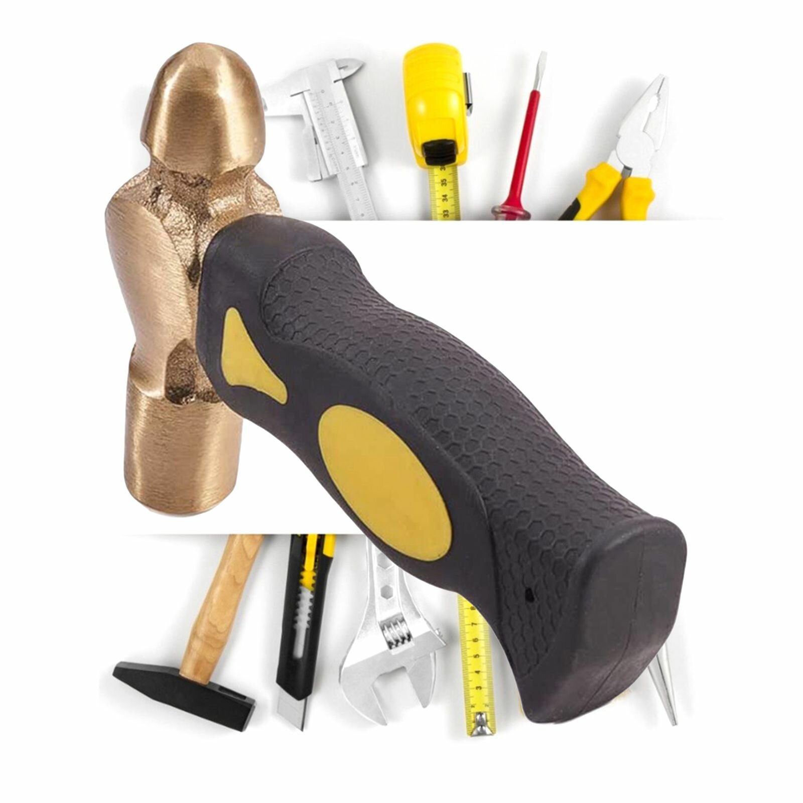 Латунный молот металлический инструмент штамповки железо и наковальня