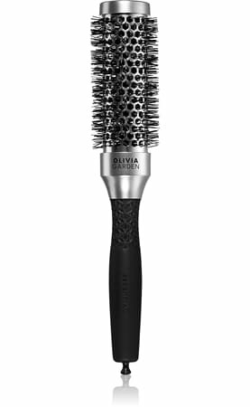 Расческа olivia garden blowout classic silver средняя 85 мм, серебристый
