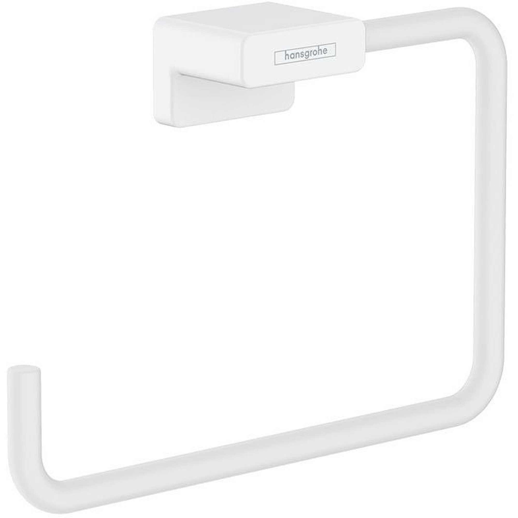 Полотенцедержатель Hansgrohe (Хансгрое) AddStoris 18.9 см, кольцо, Белый матовый 41754700