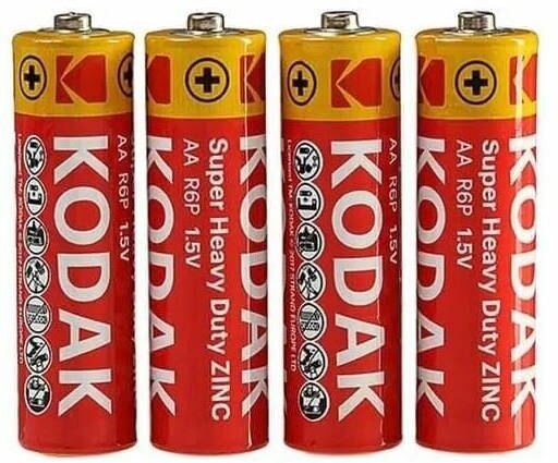 Батарейка Kodak (пальчиковые), AA/R6, 40 шт.