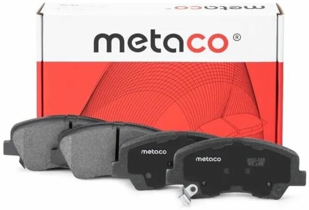 Тормозные колодки передние METACO 3000-555