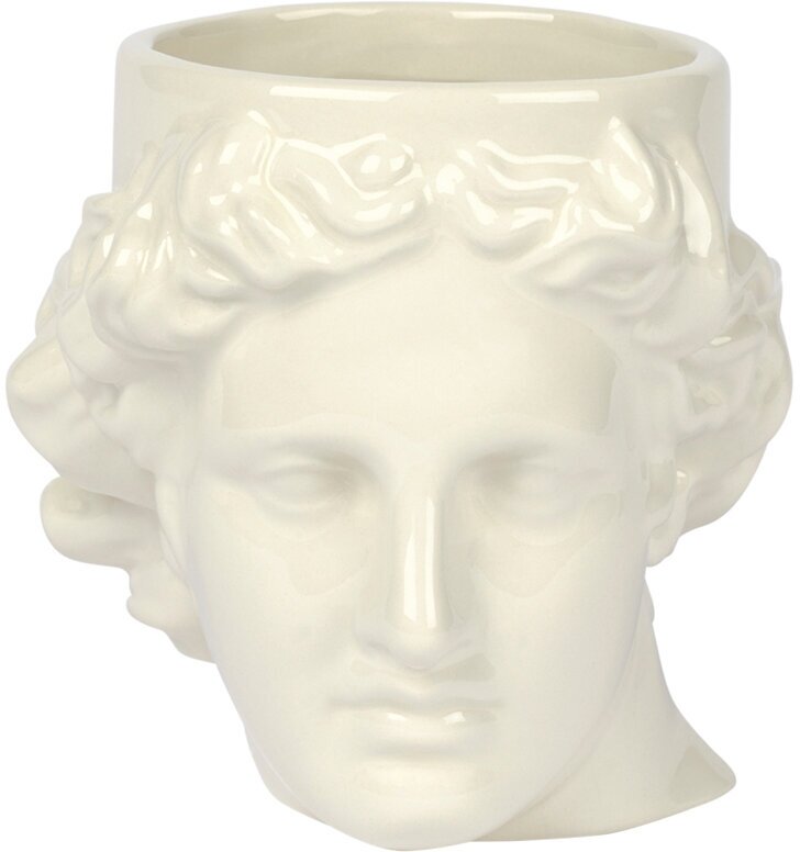 Кружка Apollo в виде головы подарочная декоративная белая Doiy DYMUGAPWH
