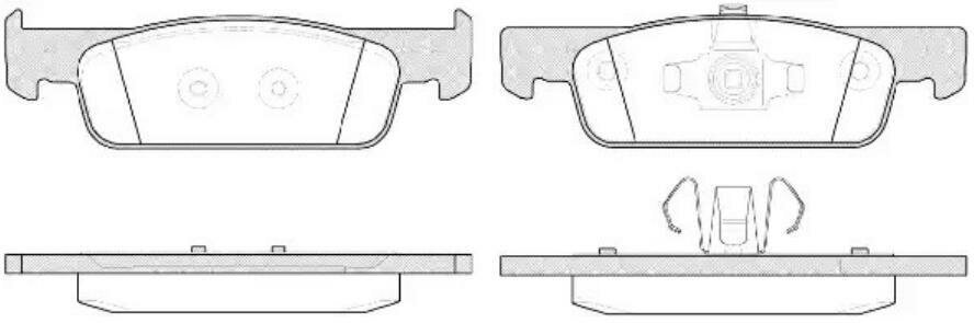 ROAD HOUSE 2154000 Колодки торм. диск. DACIA LOGAN II Berlina/MCV (10/12-)