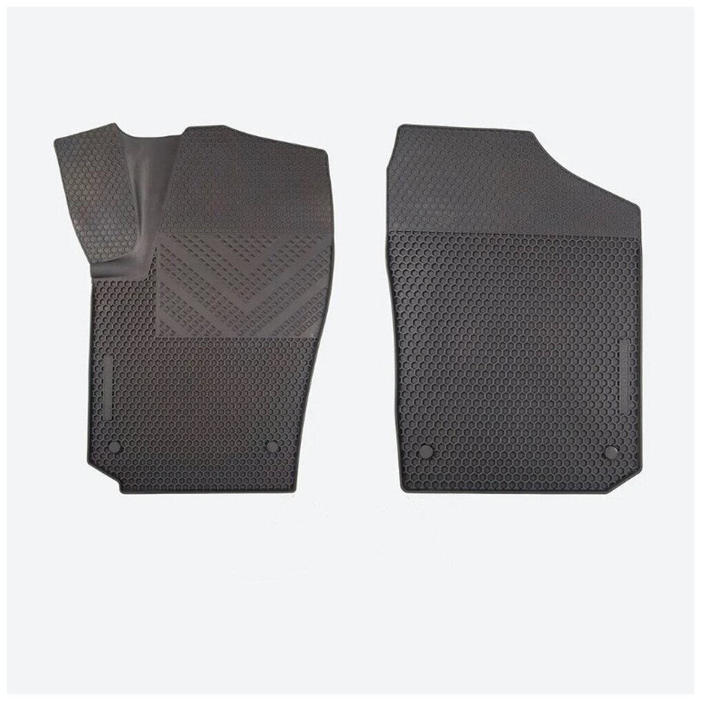 Коврики автомобильные EVA/Sota резиновые на Volkswagen Polo (2010-2020) (передняя пара)