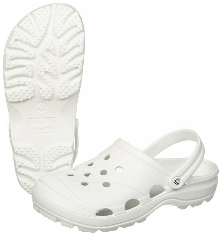 Сабо мужские EVART Ола белый/белый р.42, 1457603