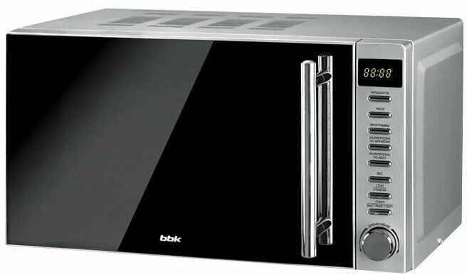 Микроволновая печь BBK 20MWS-721T/BS-M 20 л, 700 Вт, серебристый