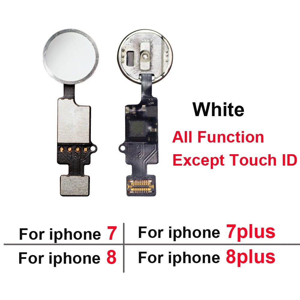 1 шт. новый для iPhone 7 8 Plus SE 2020 2023, кнопка возврата «Домой», разъем 7 8plus home button
