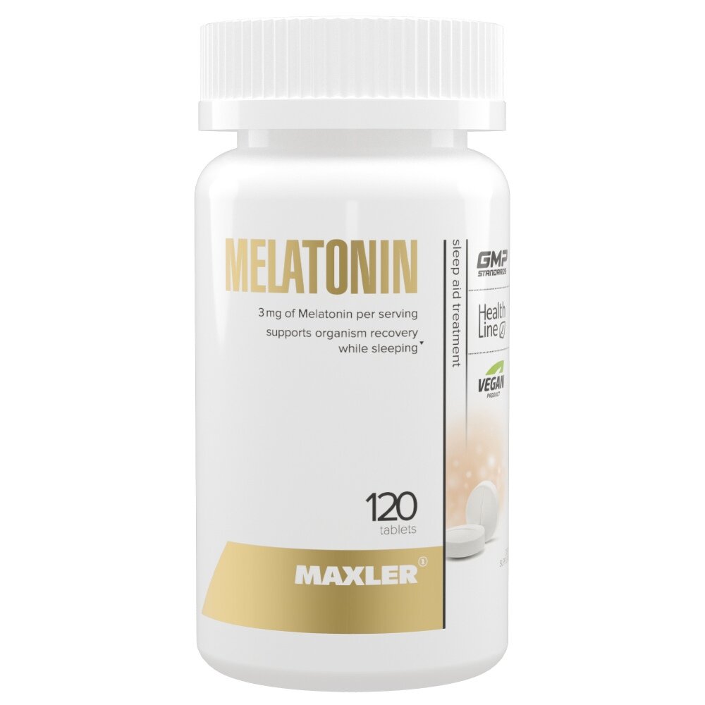 Maxler USA Melatonin, 3 мг / 120 таблеток