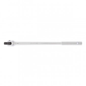 Вороток однорычажный, 380 мм, с квадратом 1/ дюйма на шарнире, CrV, хромированный MATRIX MASTER