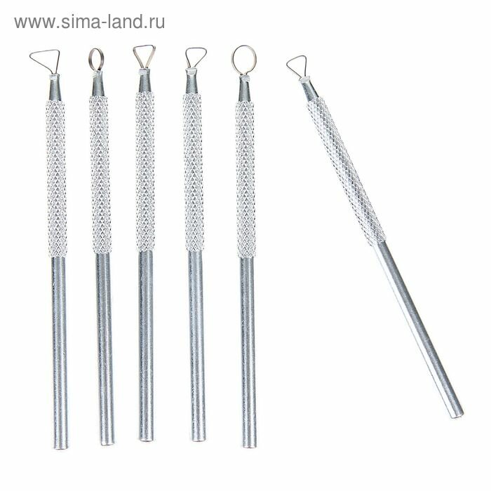 Набор инструментов для лепки, 6 предметов, 1099992