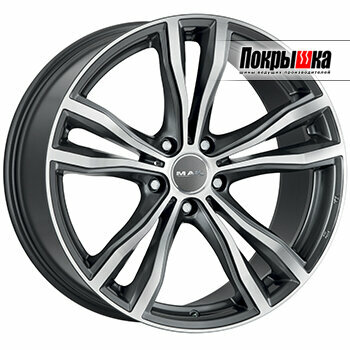 Диски литые MAK X-Mode (Gunmetal Mirror Face) 11.5х21/5х120 D74.1 ET38.0