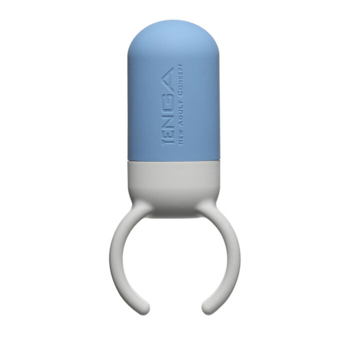 Вибромассажер с кольцом на член Tenga SVR One Blue