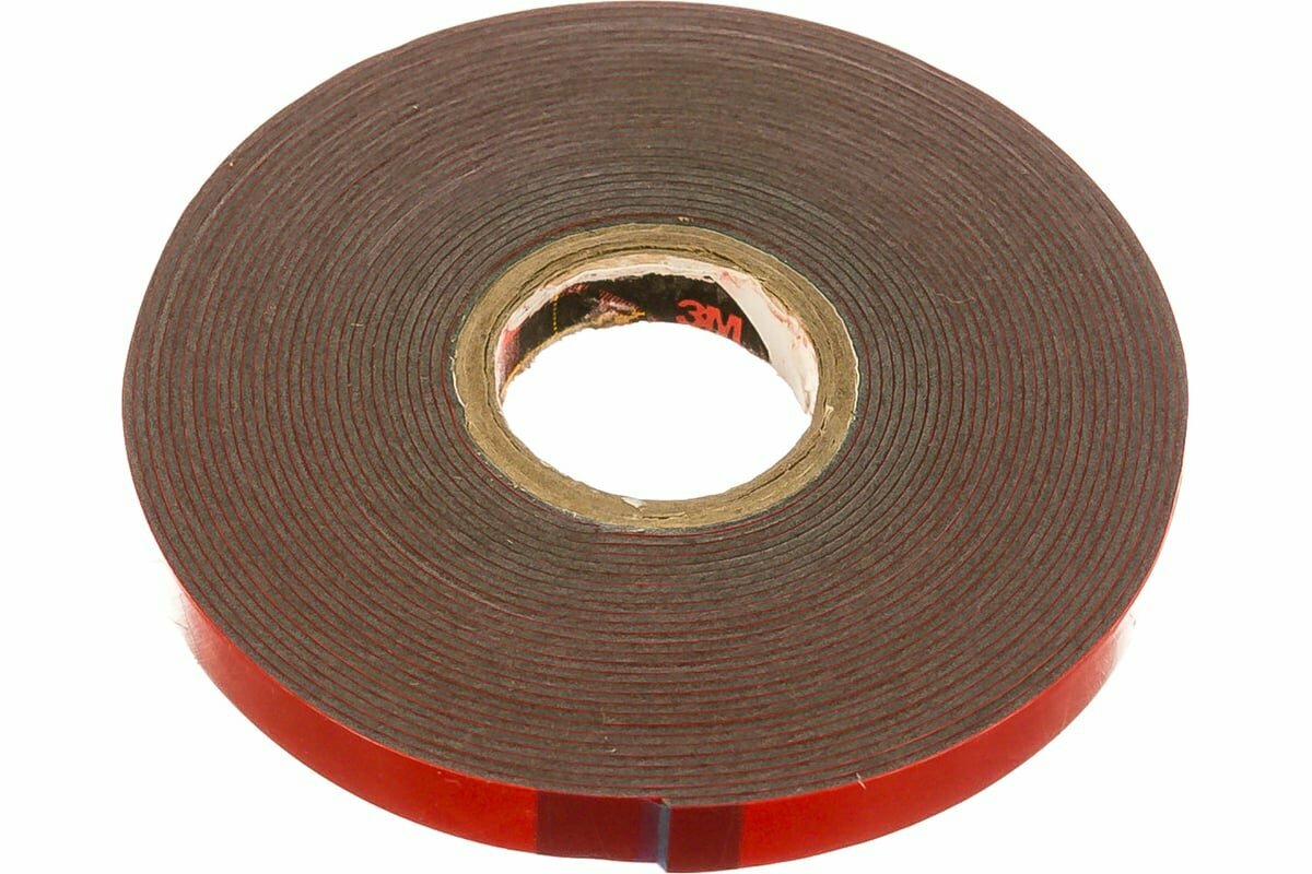 3M GT6008F двусторонняя акриловая клеящая лента 8 мм х 5 м для крепления на поверхностях