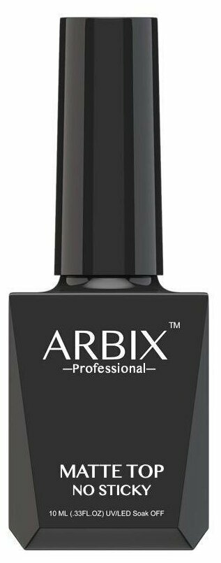Arbix, Матовый Топ без липкого слоя Matte Top No Sticky (10 мл)