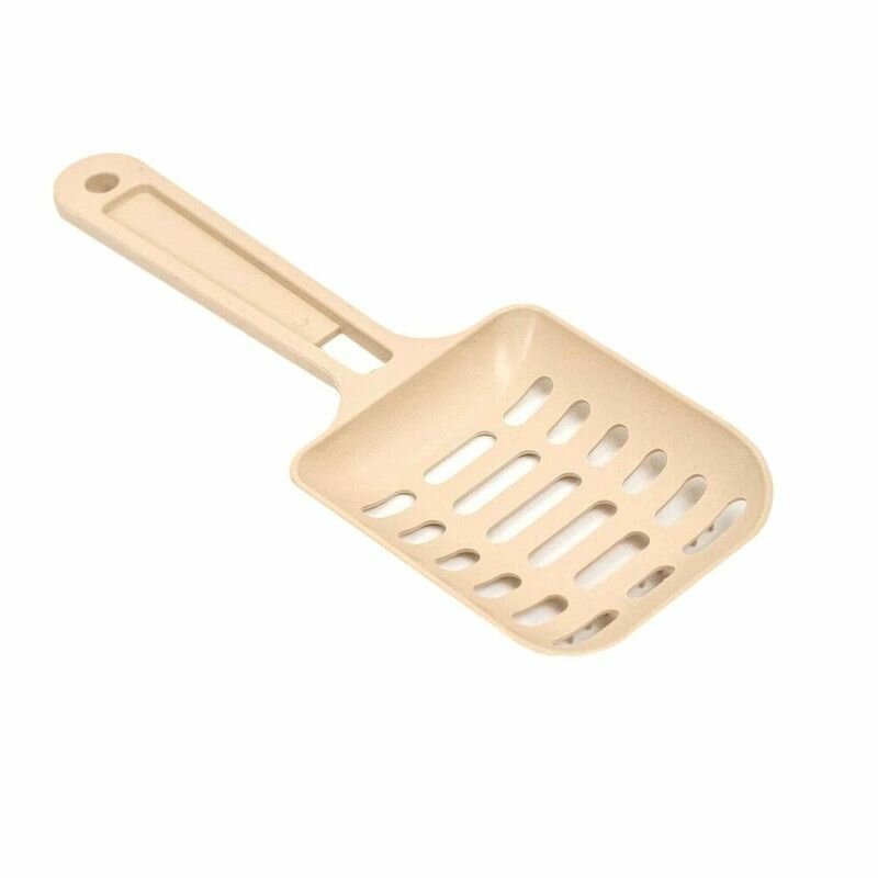 Homecat Совок для кошачьего туалета, бежевый, 21 см х 7,5 см х 1,8 см.