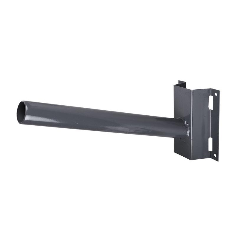 Кронштейн на столб для PSL D40х1.5-GR под бандажную ленту сер, JAZZWAY 5028180 (1 шт.)