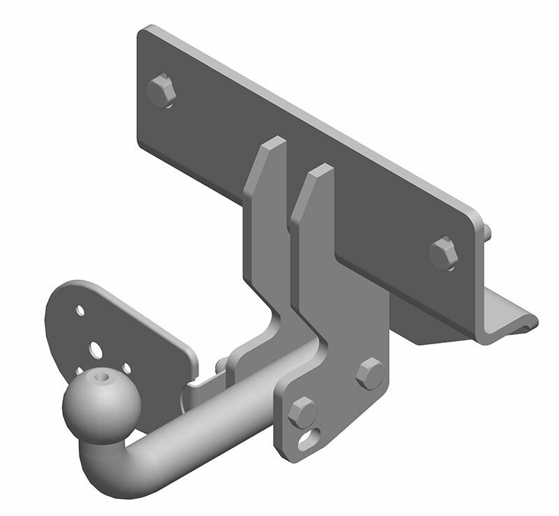 Фаркоп AvtoS для TAGAZ TAGER (2008) с универсальной электрикой и сертификатом в комплекте, арт.(TD 113+electr)