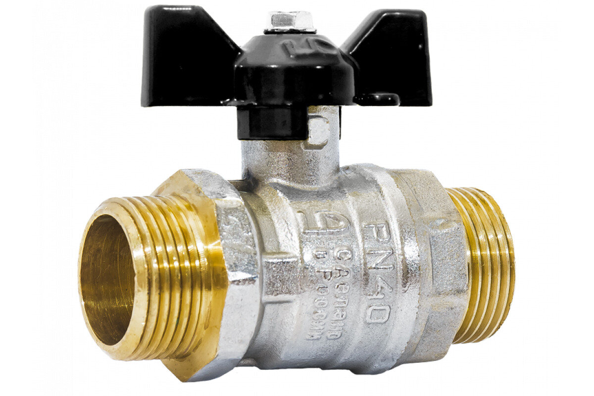 Кран шаровой LD Pride 47.304.15 1/2" наружная резьба