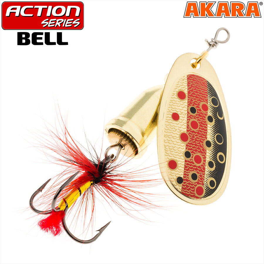 Блесна вращ. Akara Action Series Bell 3 8 гр. 2/7 oz. A23