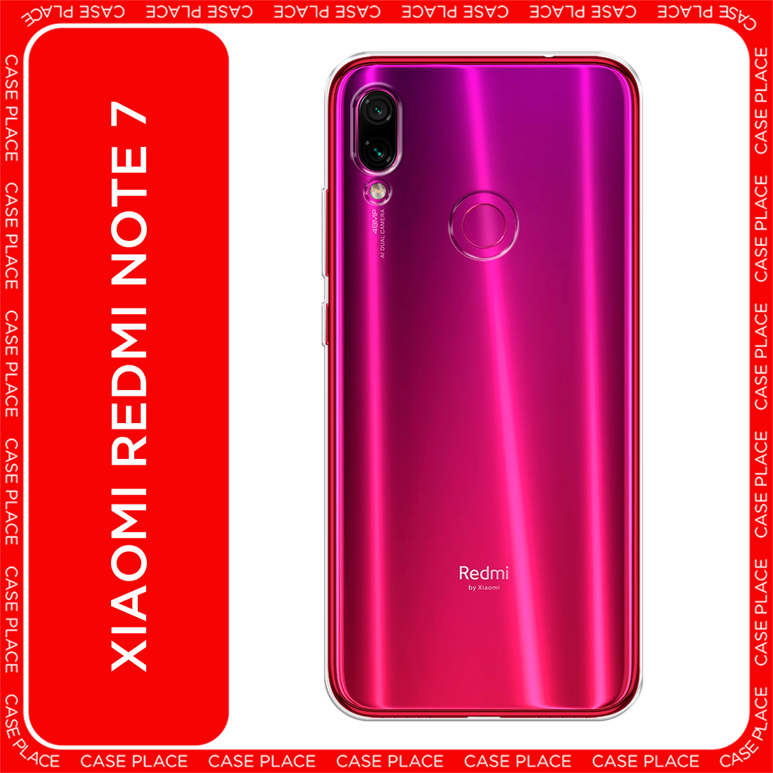 Чехол на Xiaomi Redmi Note 7 / Сяоми Редми Нот 7 прозрачный