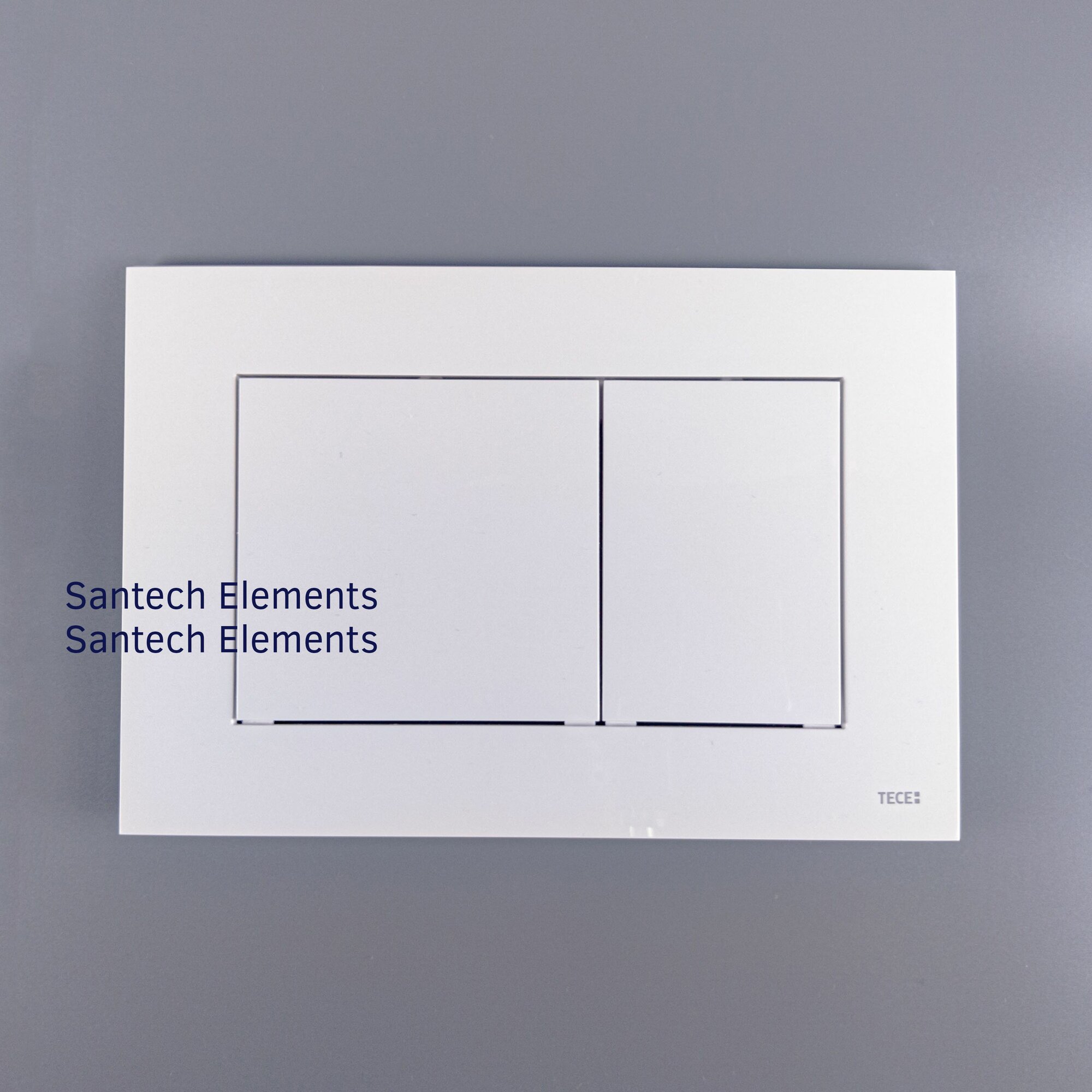 Панель смыва TECEnow с двумя клавишами 9240400 белый глянец